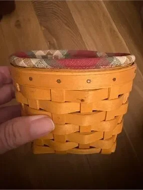 Longaberger | Accents | Longaberger Oregano Booking Basket With Cover ...